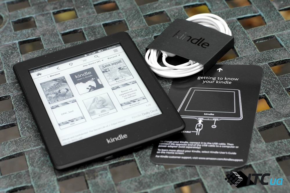 Обзор ридера Amazon Kindle Paperwhite