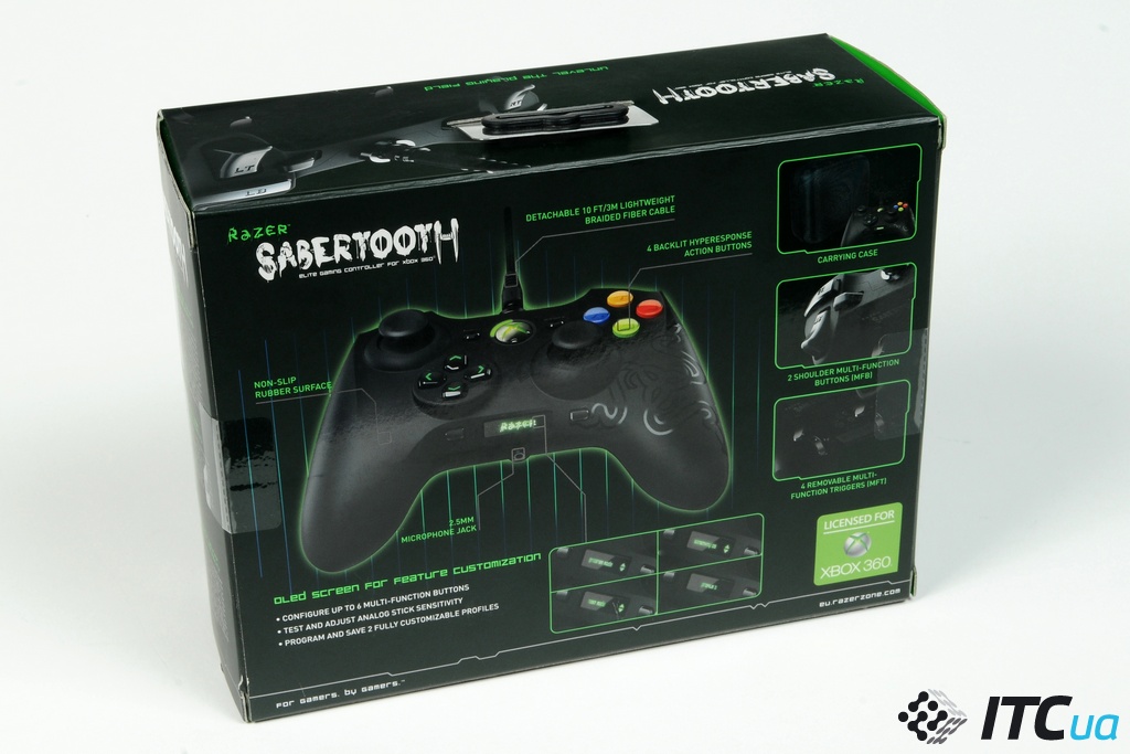 Razer Sabertooth: профессиональный геймпад для Xbox 360 и ПК