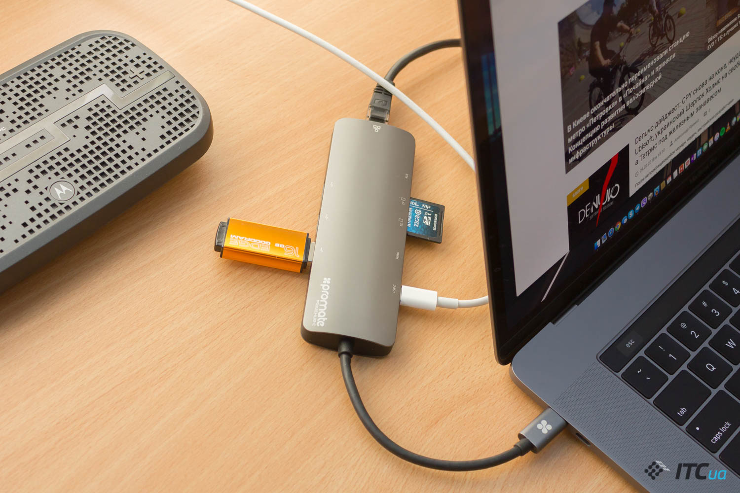 Экспресс-обзор USB-C-дока Promate PrimeHub-C