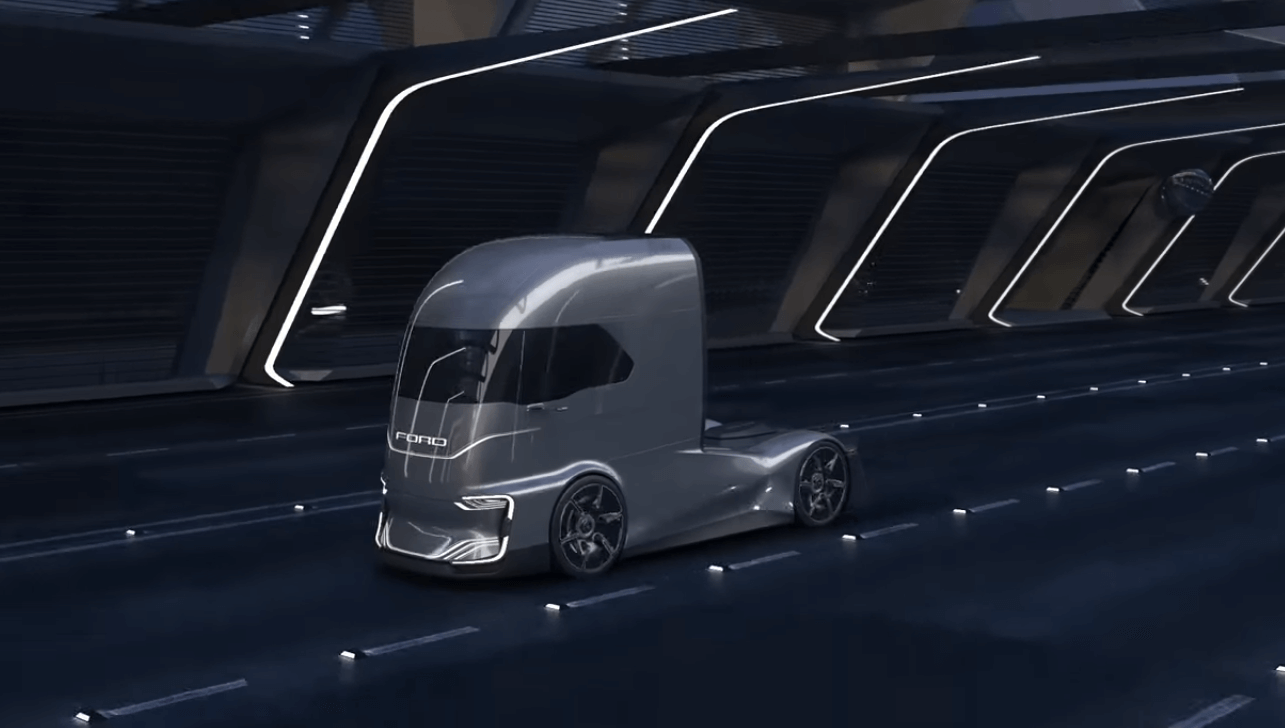 Создатели концепта электрического грузовика Ford F-Vision Future Truck ...