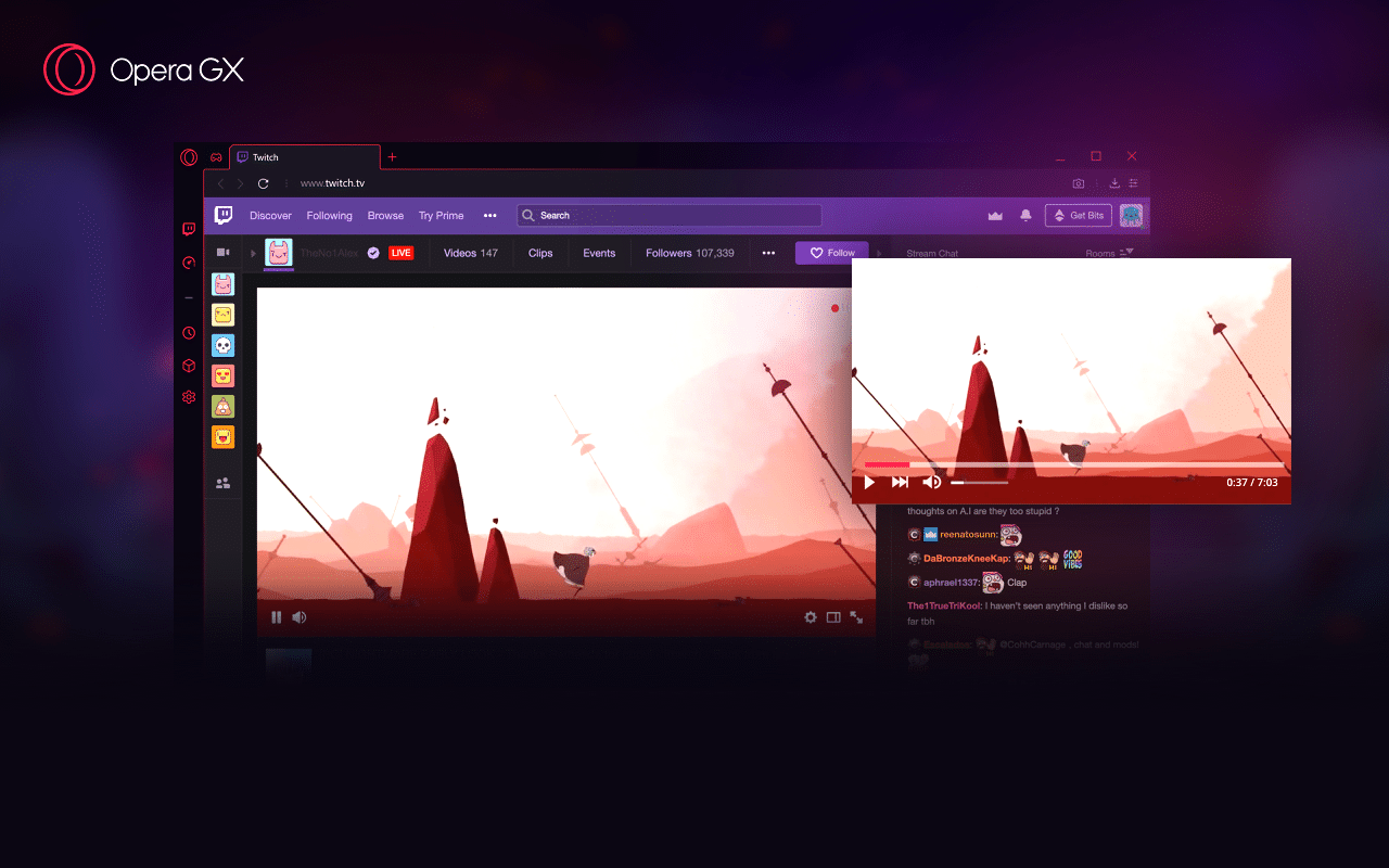 "Геймерский" браузер Opera GX вышел на платформе macOS