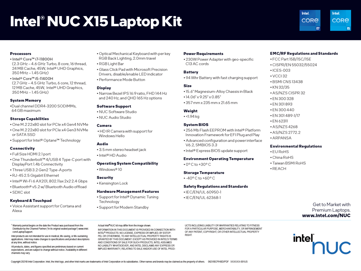 Intel представила NUC X15 Laptop Kit — эталонный геймерский ноутбук с ...