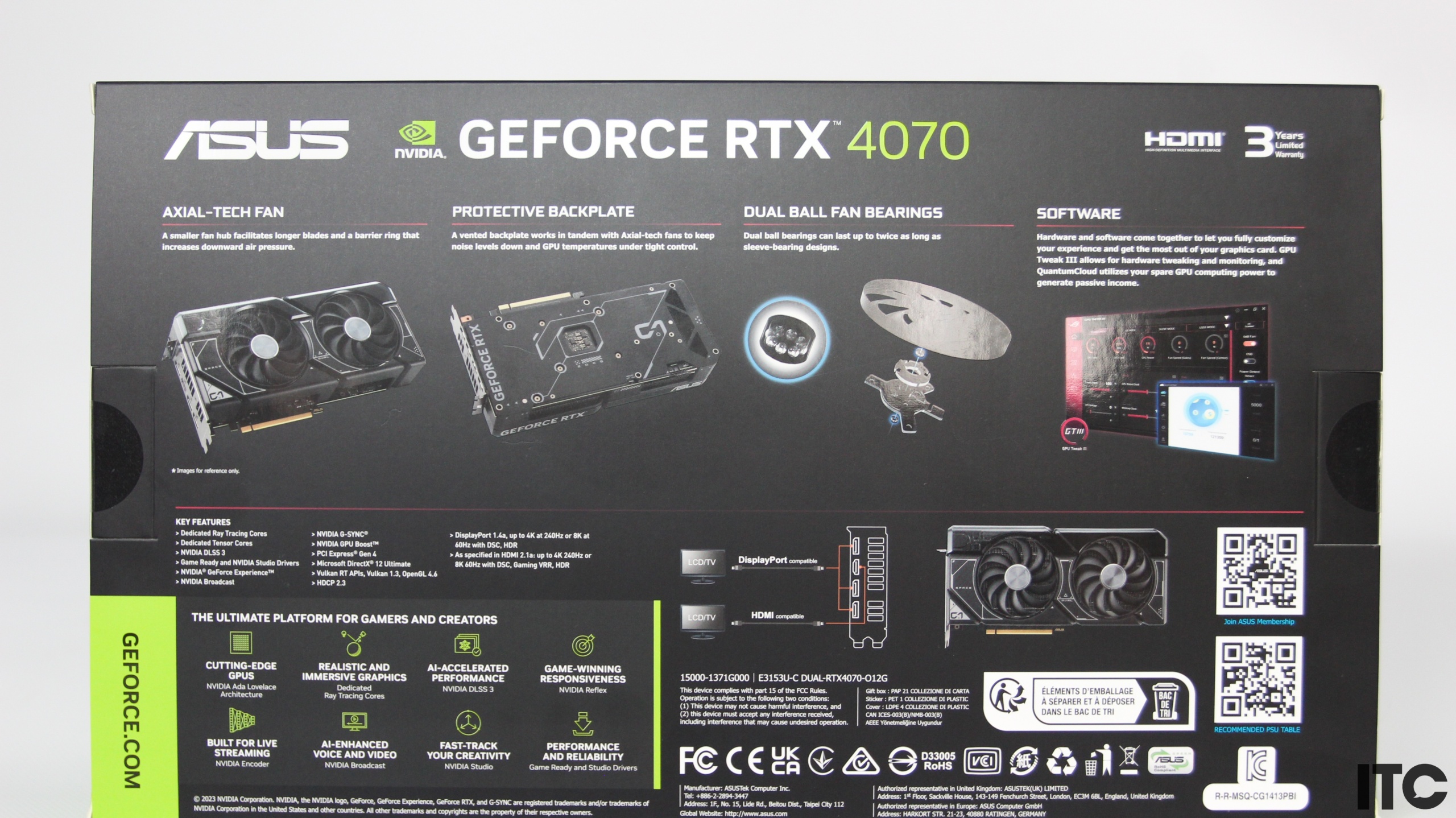 Обзор видеокарты ASUS Dual GeForce RTX 4070: компактные размеры ...