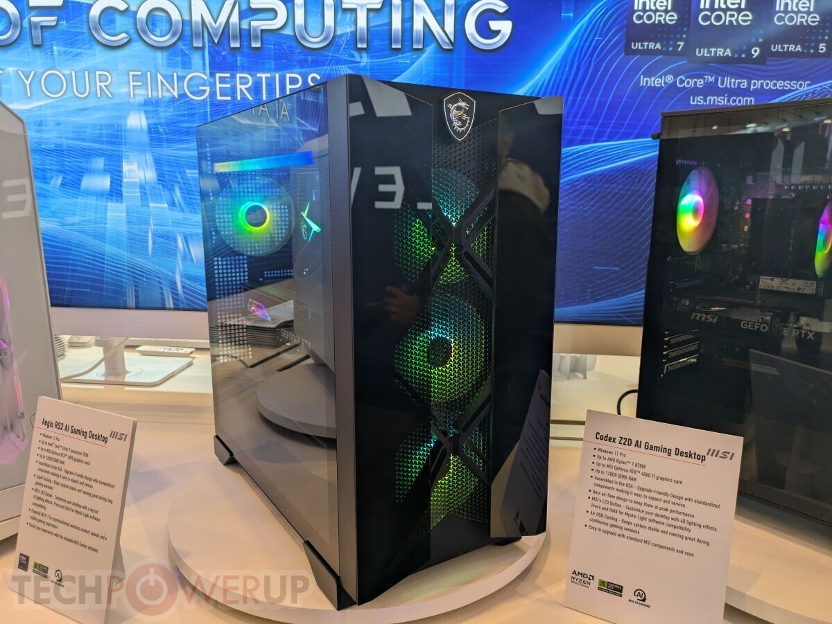 RTX 5090 and a touchscreen AI interface: MSI reveals flagship MEG ...